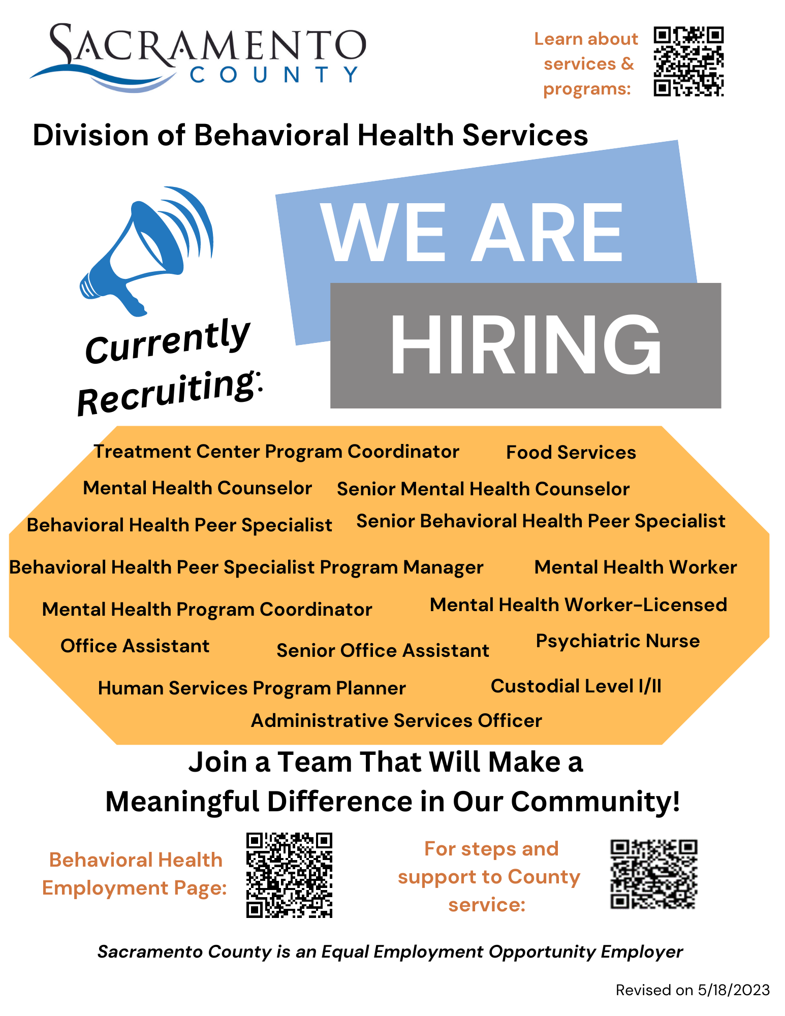 Jobs in Behavioral Health